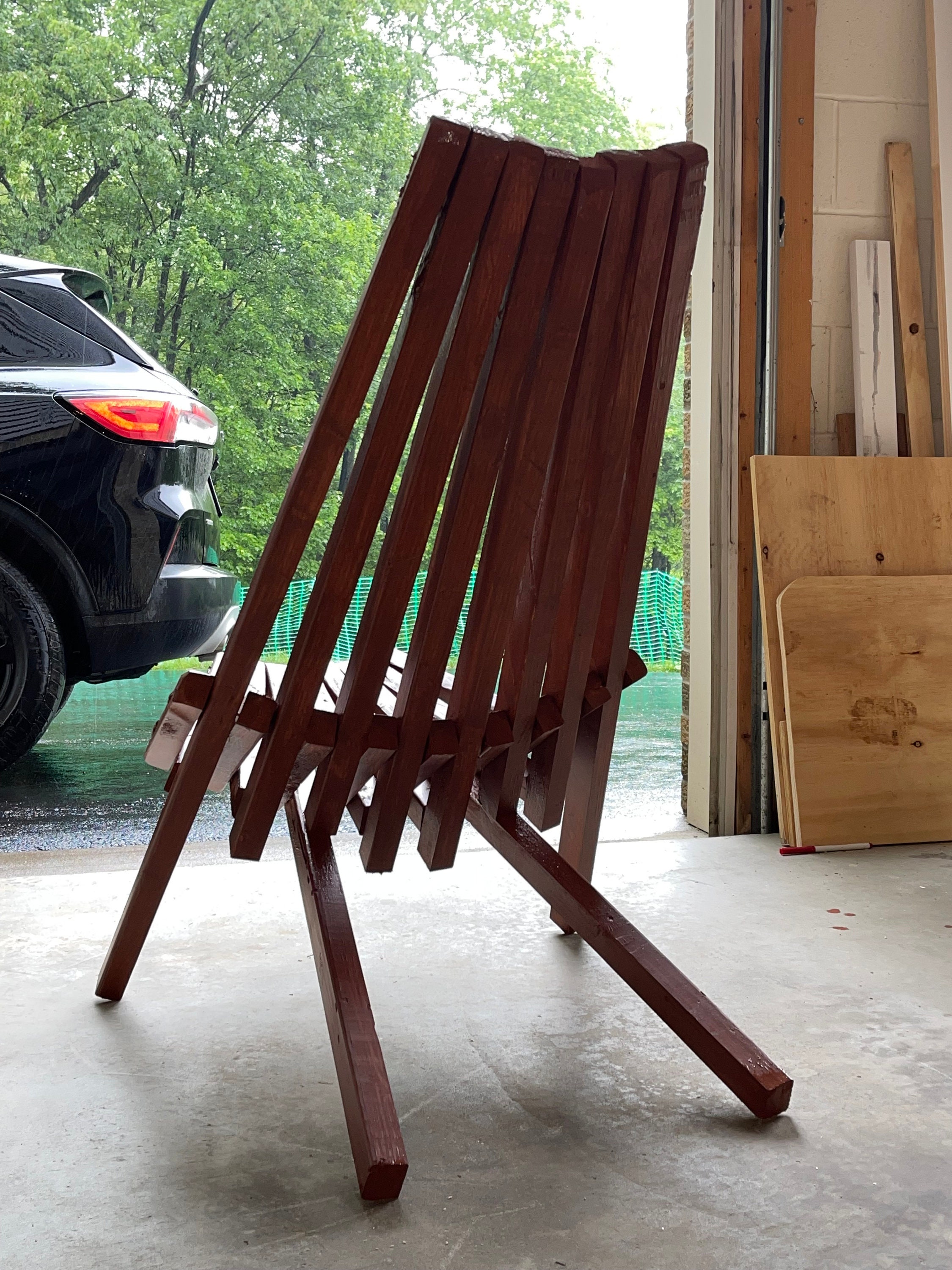 Kentucky Stick Folding Wood Chair: Custom Tamarack Design - Etsy