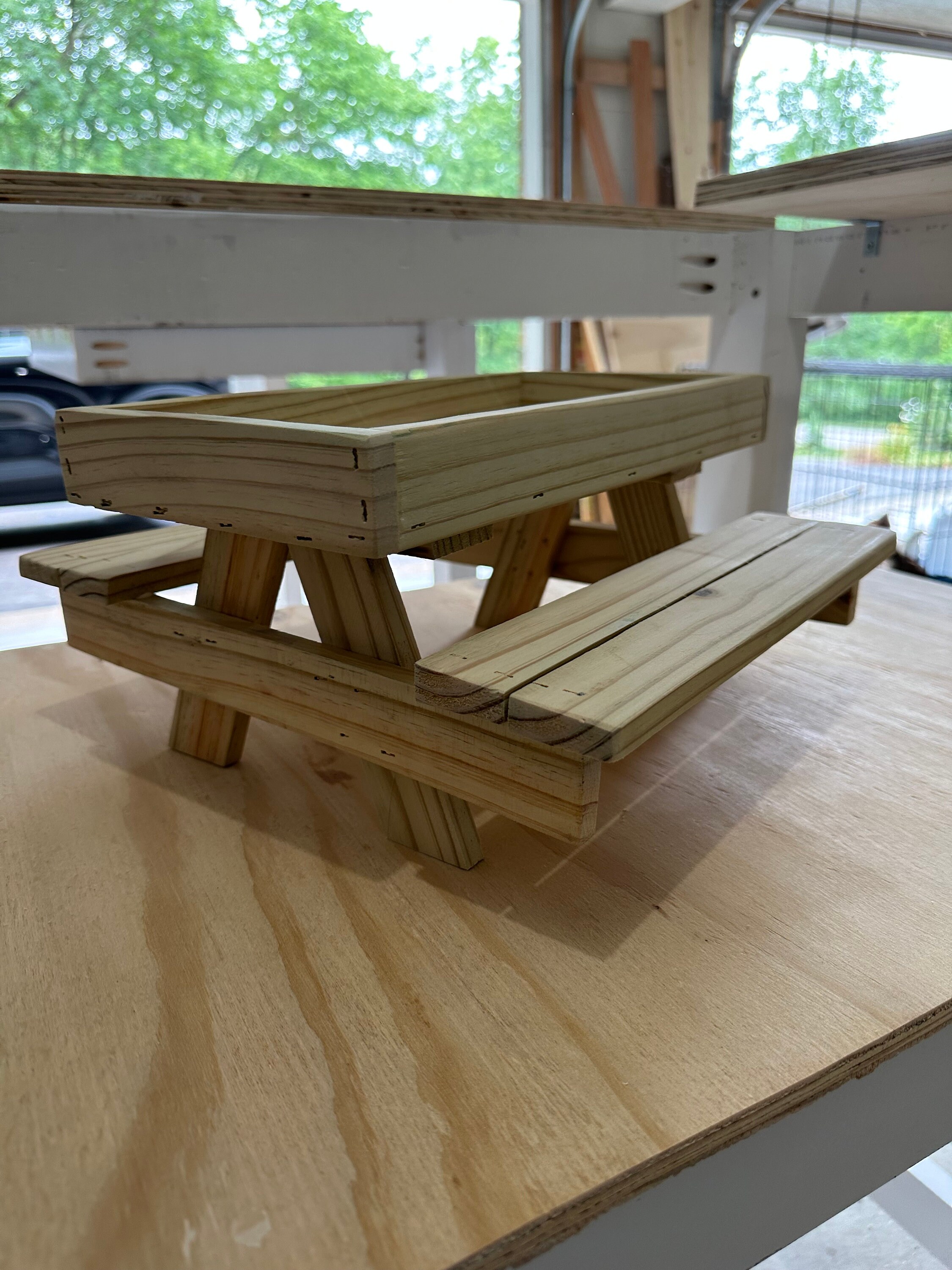 Chicken Picnic Table, Chicknic Table, Bird/squirrel Feeder - Etsy