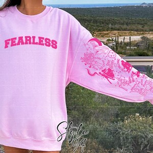 Fearless Sweatshirt & Hoodie, Fearless Track List Tee, Fearless Merch ...