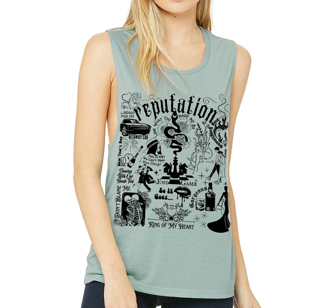 REP Snake Muscle Tank Top, Best Friend BFF Gift Idea, Teen for Cut Tank ...