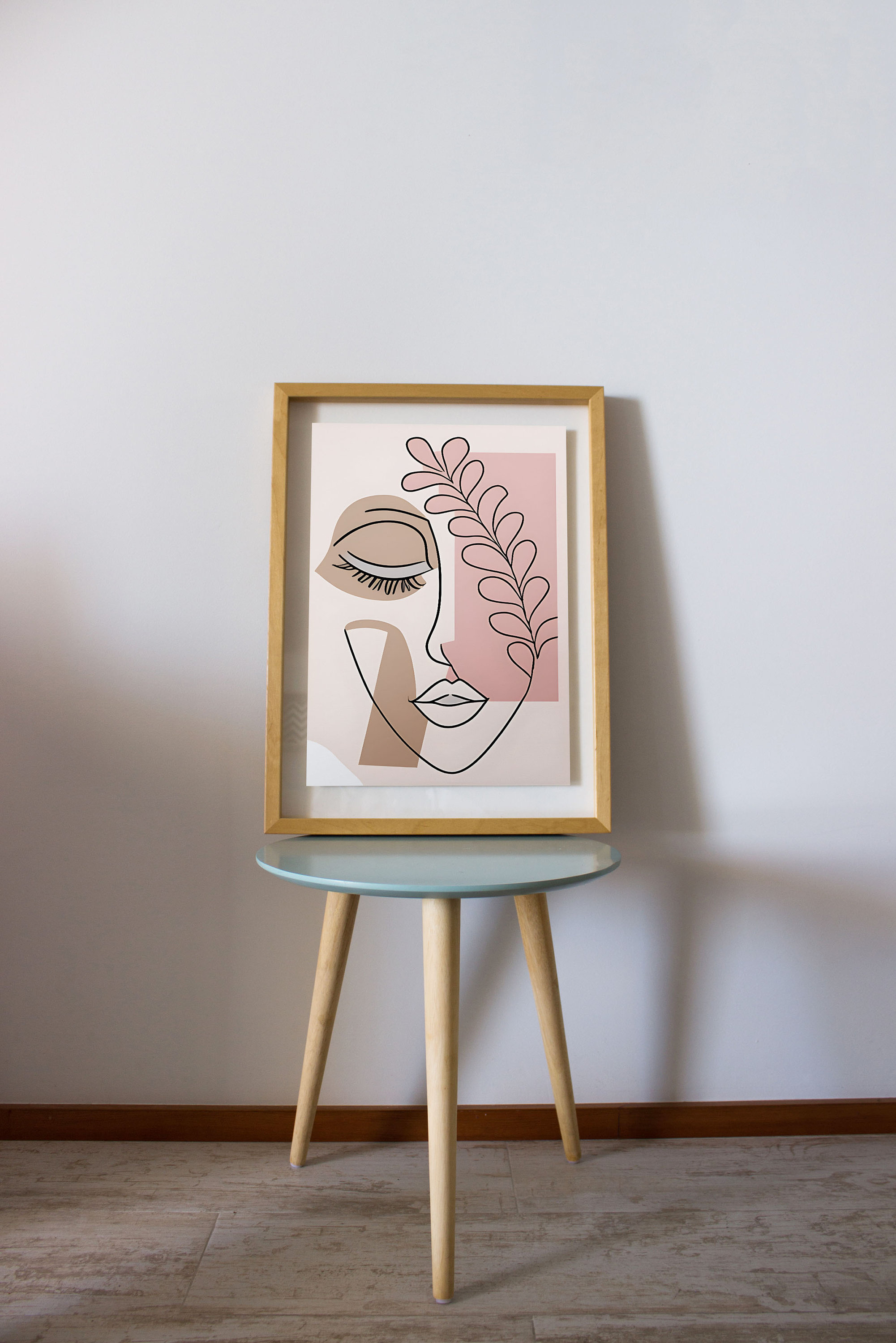 Abstract Printable Wall Art, Face Wall Art, Modern Wall Art Decor ...