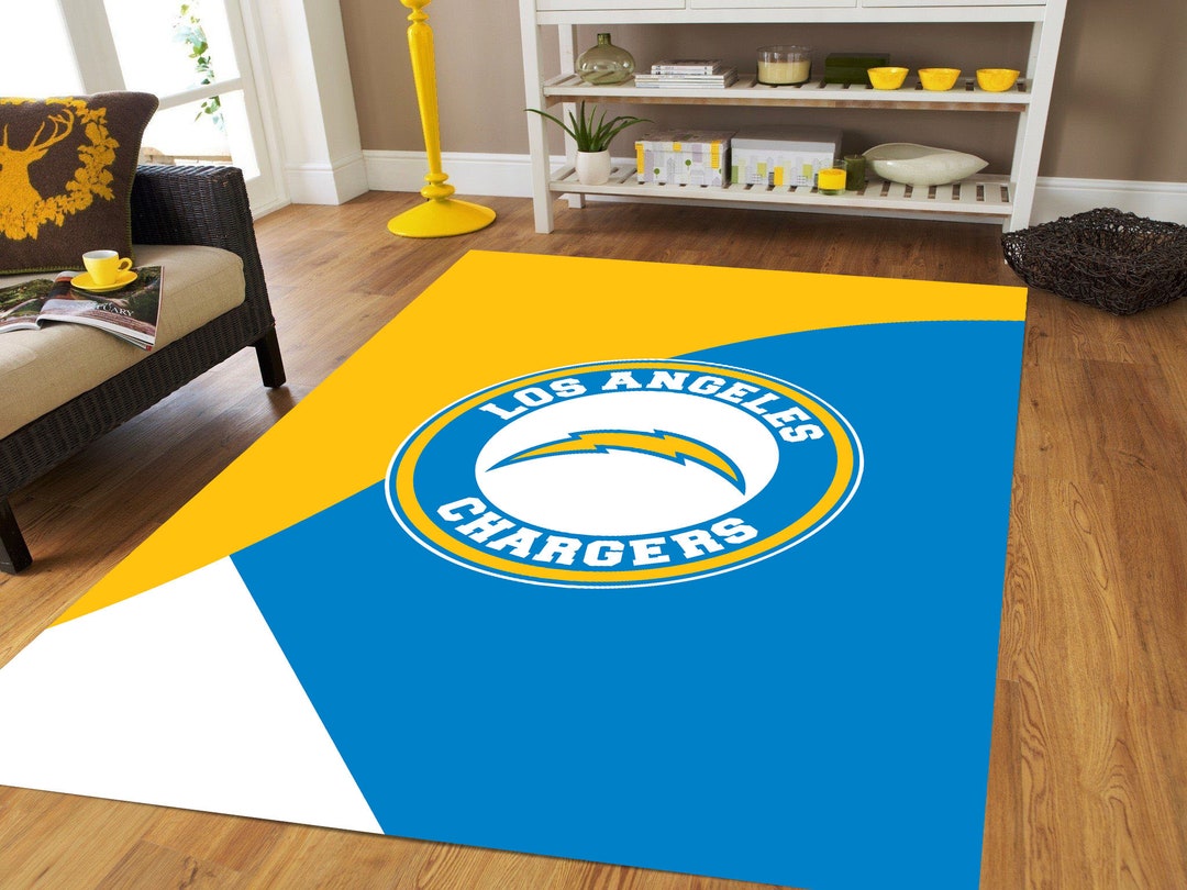 American Football Rug, Los Angeles Chargers, Kids Room Rug ...