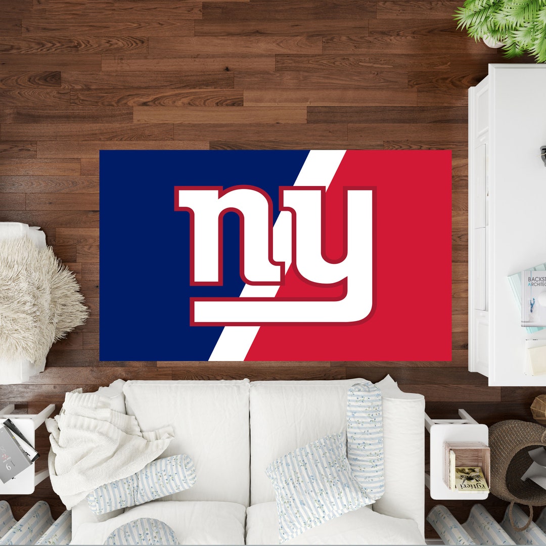 American Football Rug, New York Giants, Kids Room Rug, Personalized Rug ...