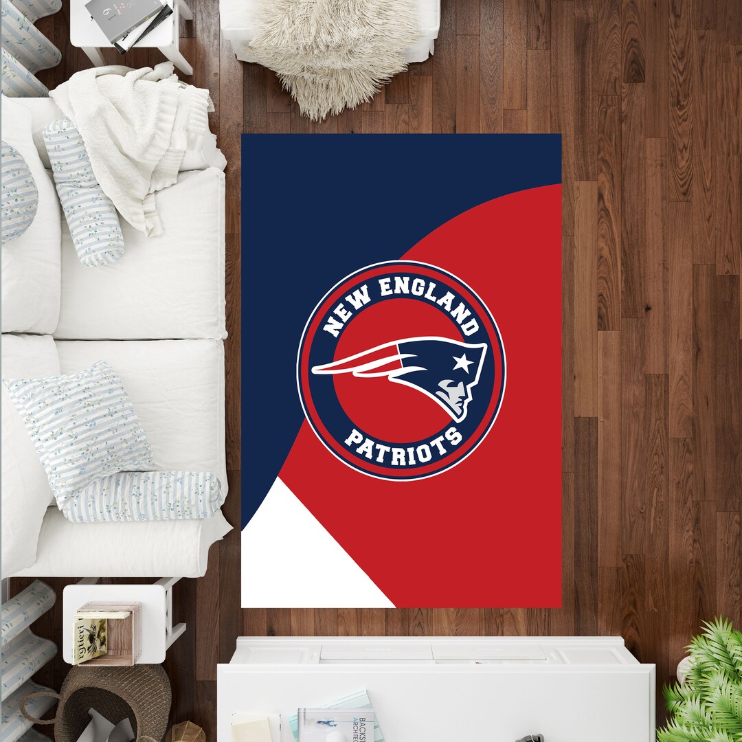 American Football Rug, New England Patriots, Kids Room Rug ...