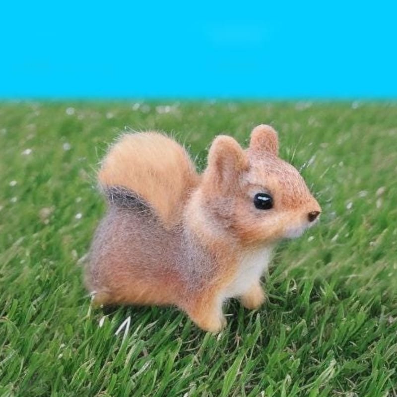 Squirrel Miniature - Etsy