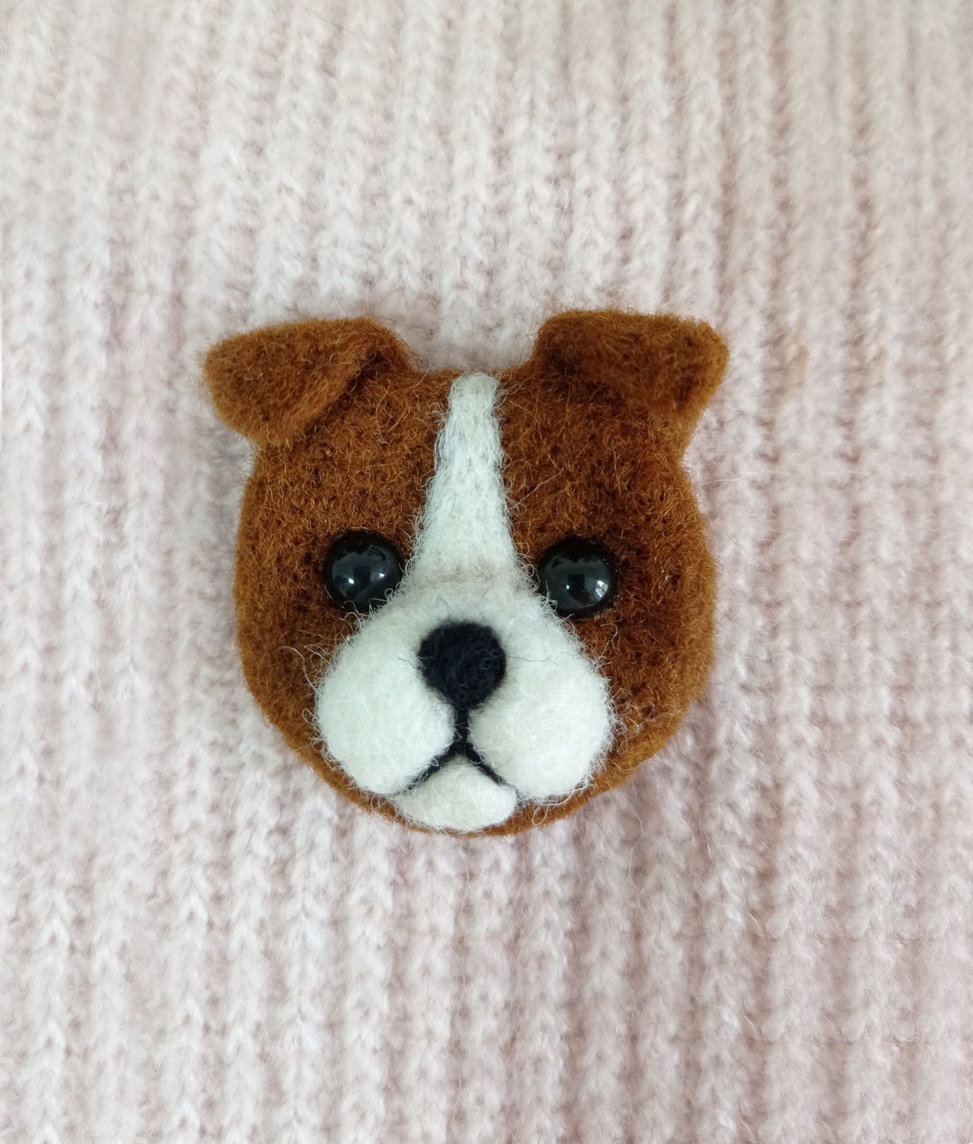 Needle Felted Jack Russell Face Lapel Pin Jack Russell - Etsy