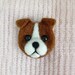 Needle Felted Jack Russell Face Lapel Pin Jack Russell - Etsy