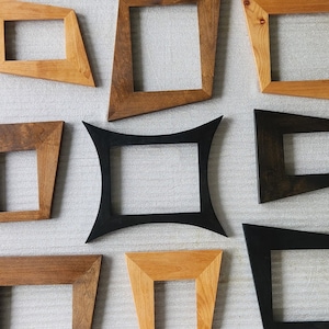 Mid Century Modern, Wood Picture Frame, MCM, 5x7, 8x10, 11x14, 11x17 ...