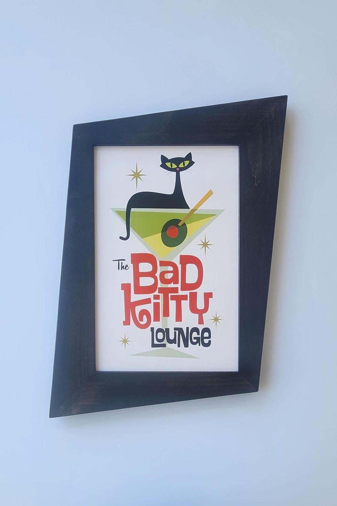 Mid Century Modern, Wood Picture Frame, MCM, 5x7, 8x10, 11x14, 11x17 ...