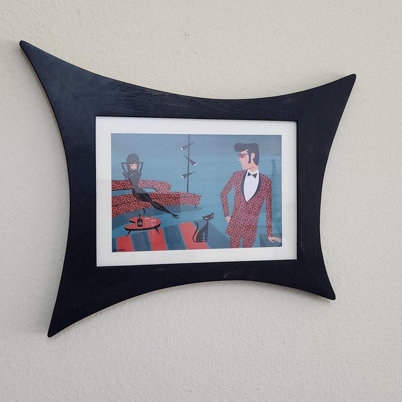 Curved Picture Frame - Etsy