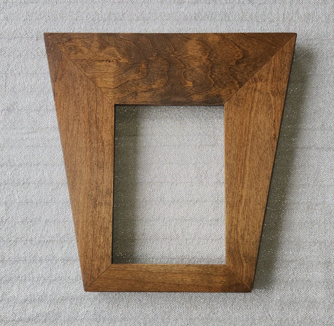 Mid Century Modern Style Wooden Picture Frame. FLAT TOP Design. Hand ...