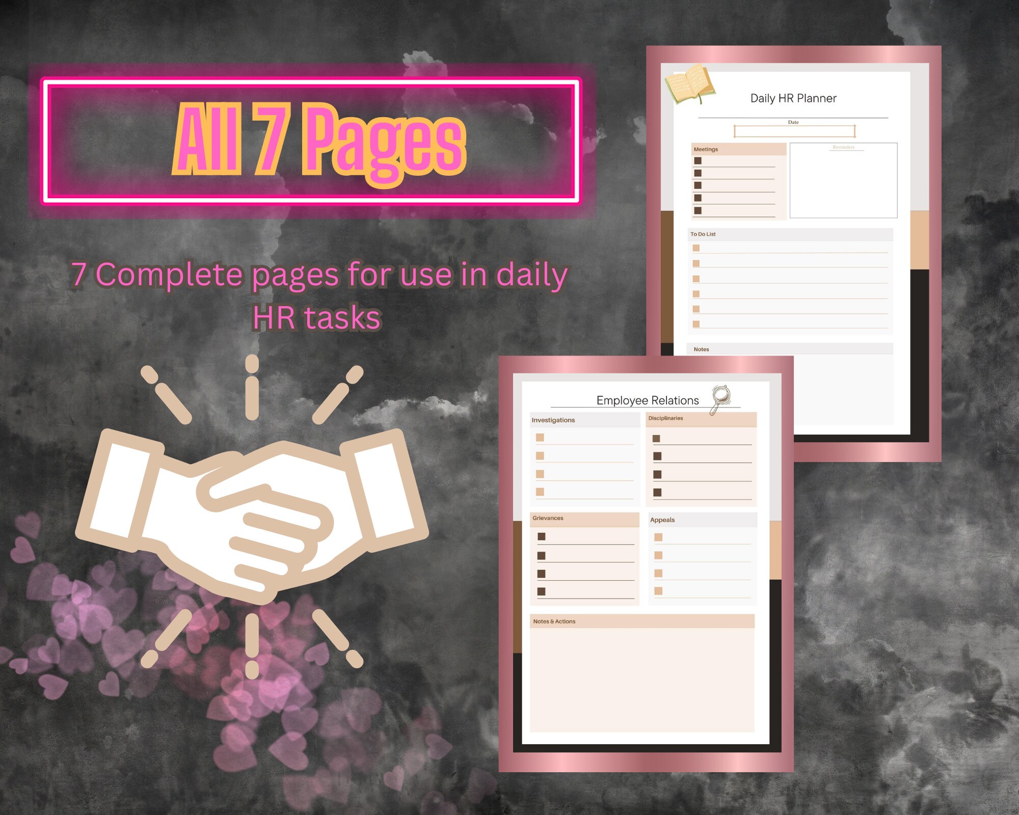 Digital HR Planner - Etsy