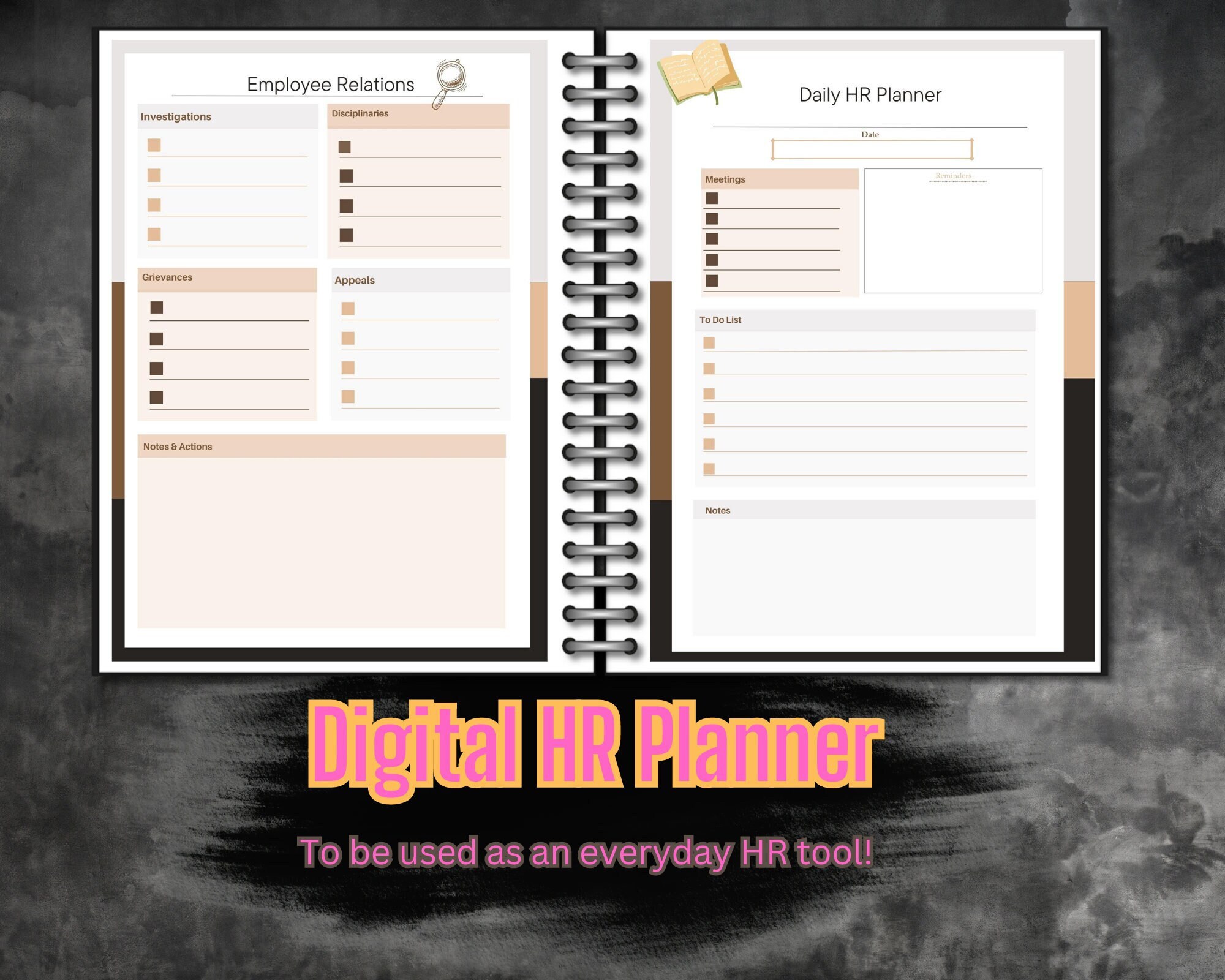 Digital HR Planner - Etsy