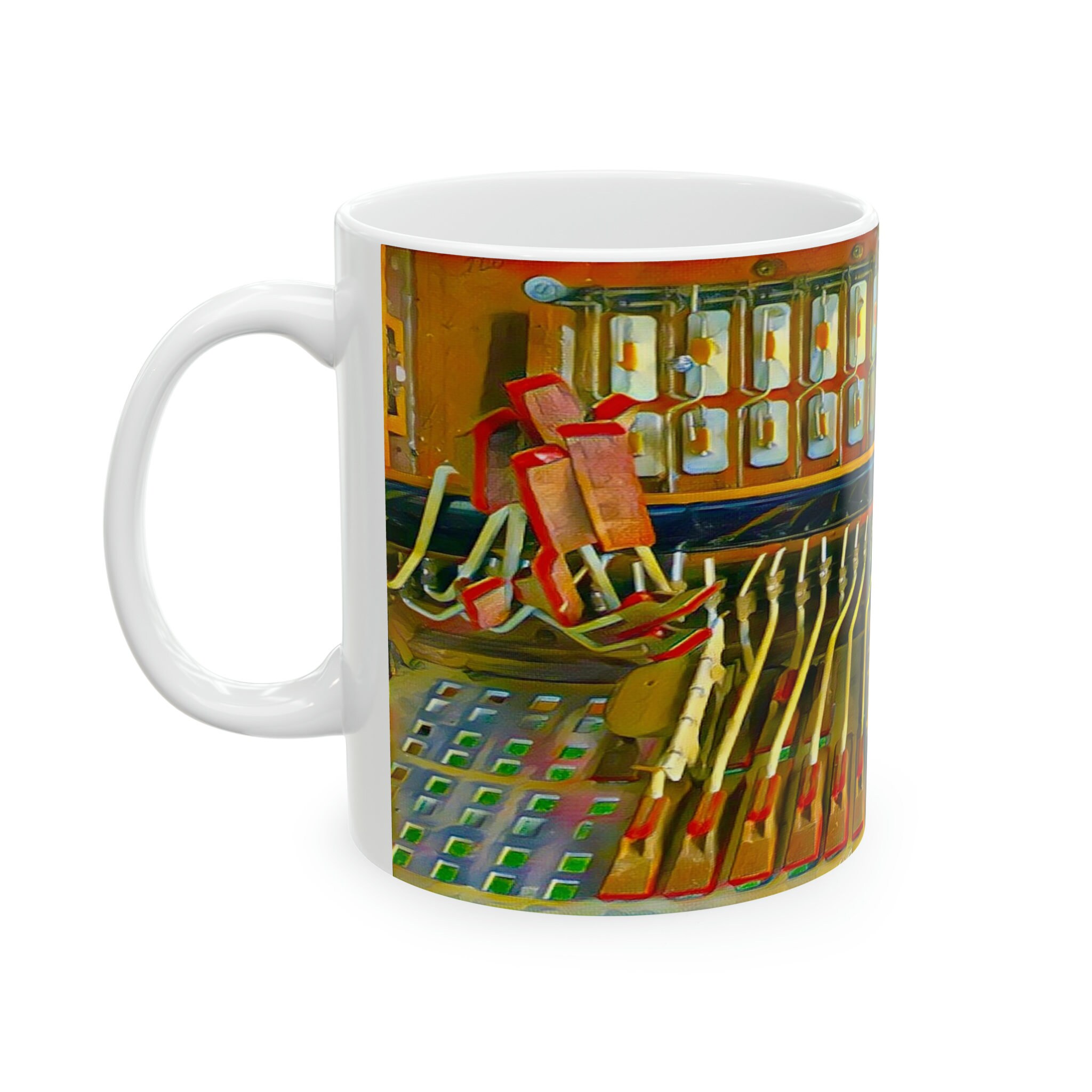 Broken Accordion Enhanced Photography by Stew Bradley Colorful Ceramic ...