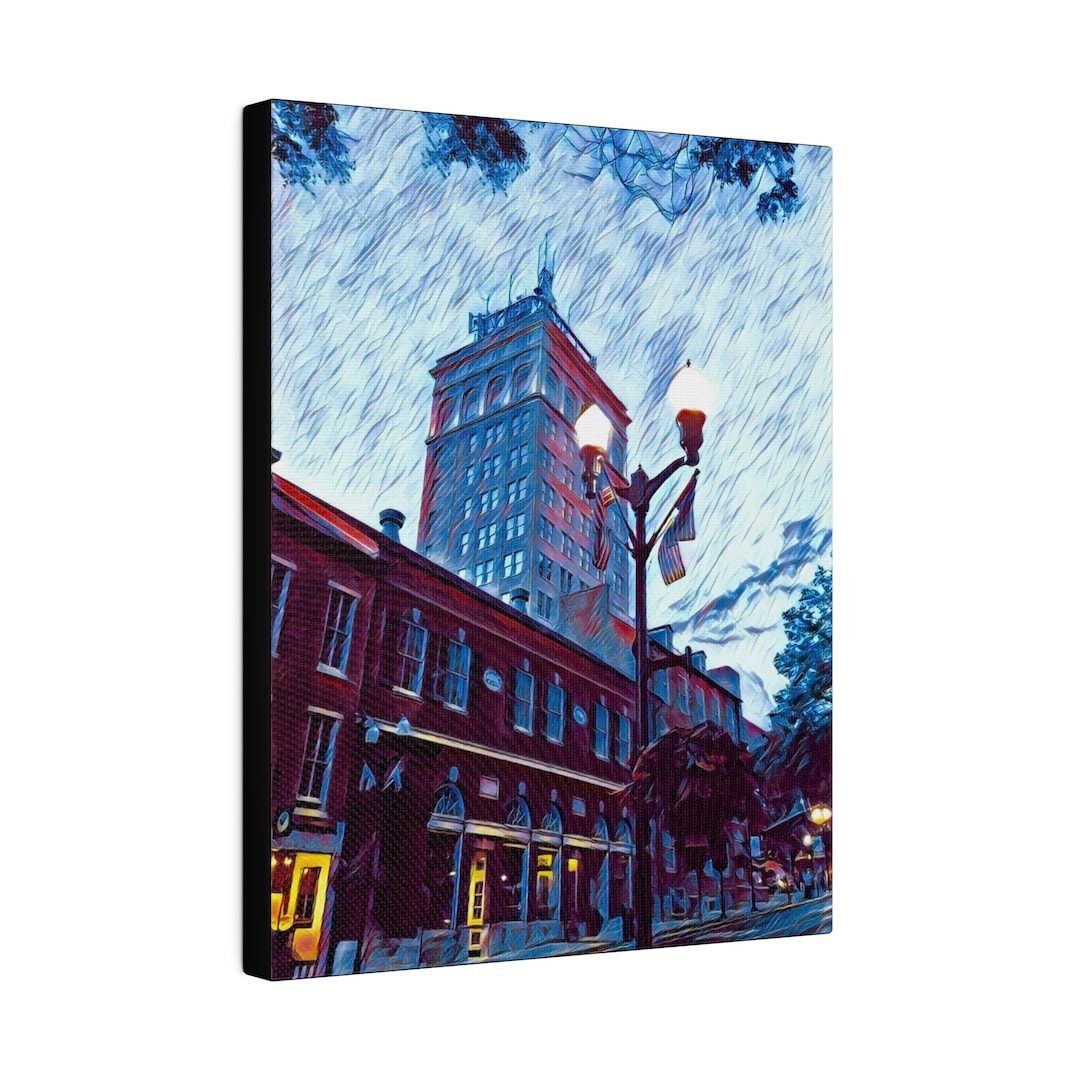 Griest Building Lancaster Digital Photo Print on Canvas - Etsy