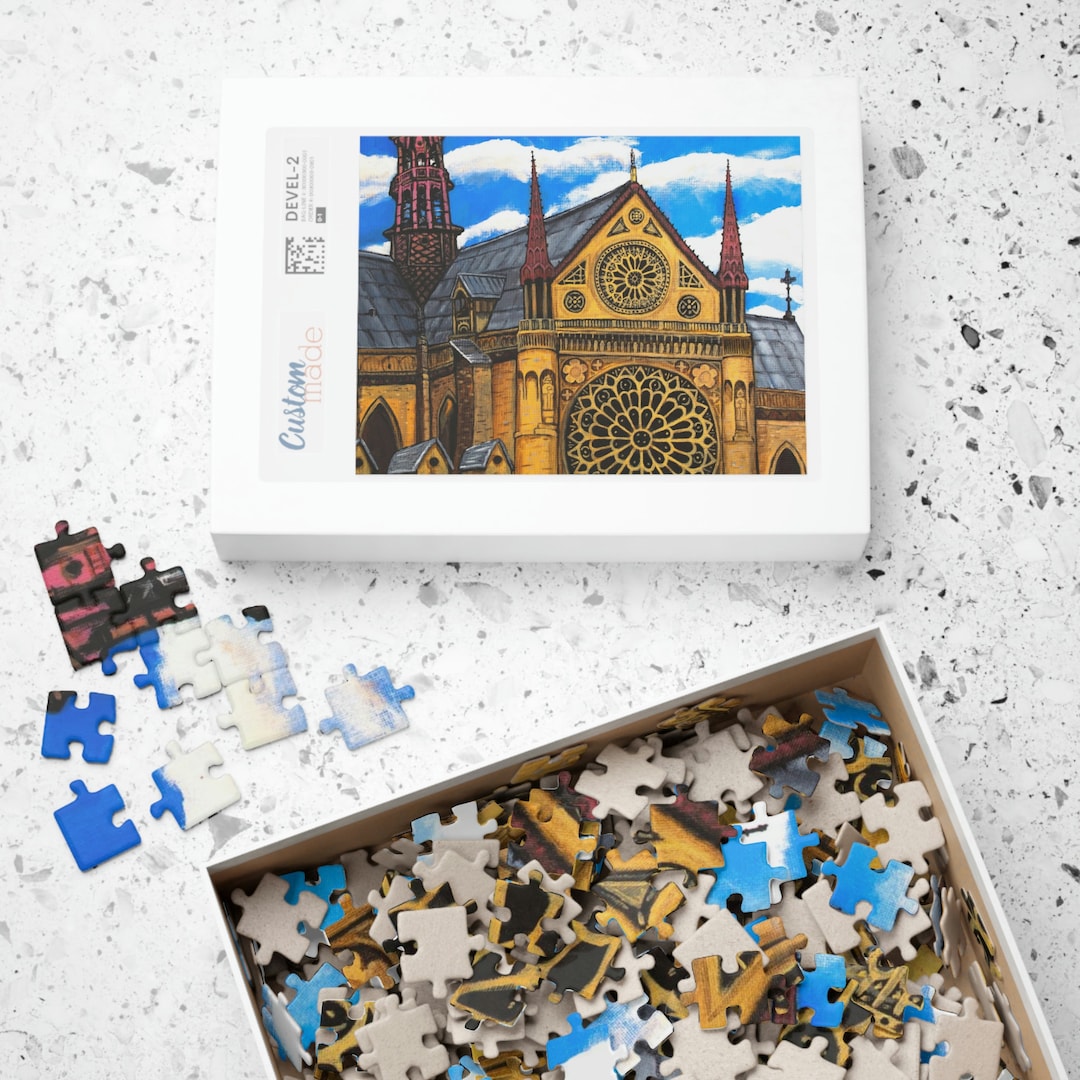 Notre Dame Cathedral Paris Puzzle - Etsy