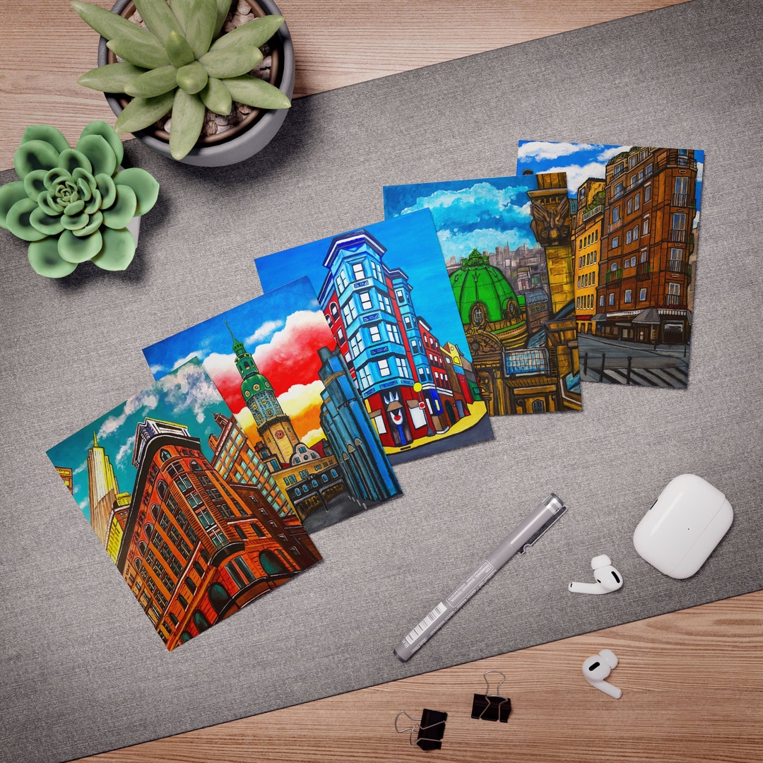 Bright Buildings Architecture Series 1 by Stew Bradley Multi-design ...