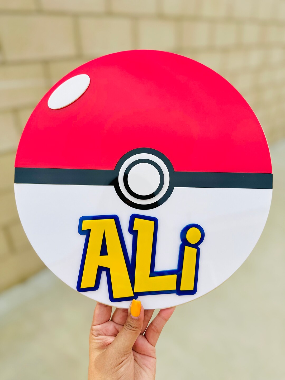 Pokeball Name Sign| Pokémon Inspired Decor| Home Decor| Game Room Name ...