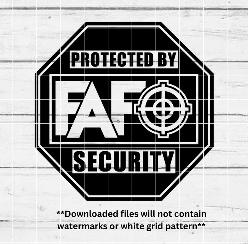 SVG ADT FAFO Crosshair Cut File for Cricut & Silhouette Vinyl Cutting ...