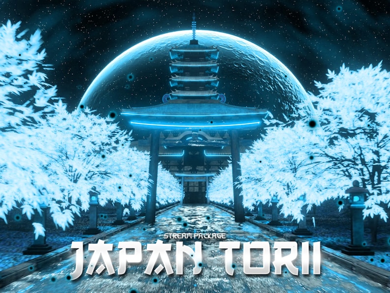 Japan Torii Gate Animated Twitch Stream Overlay Package (digital ...