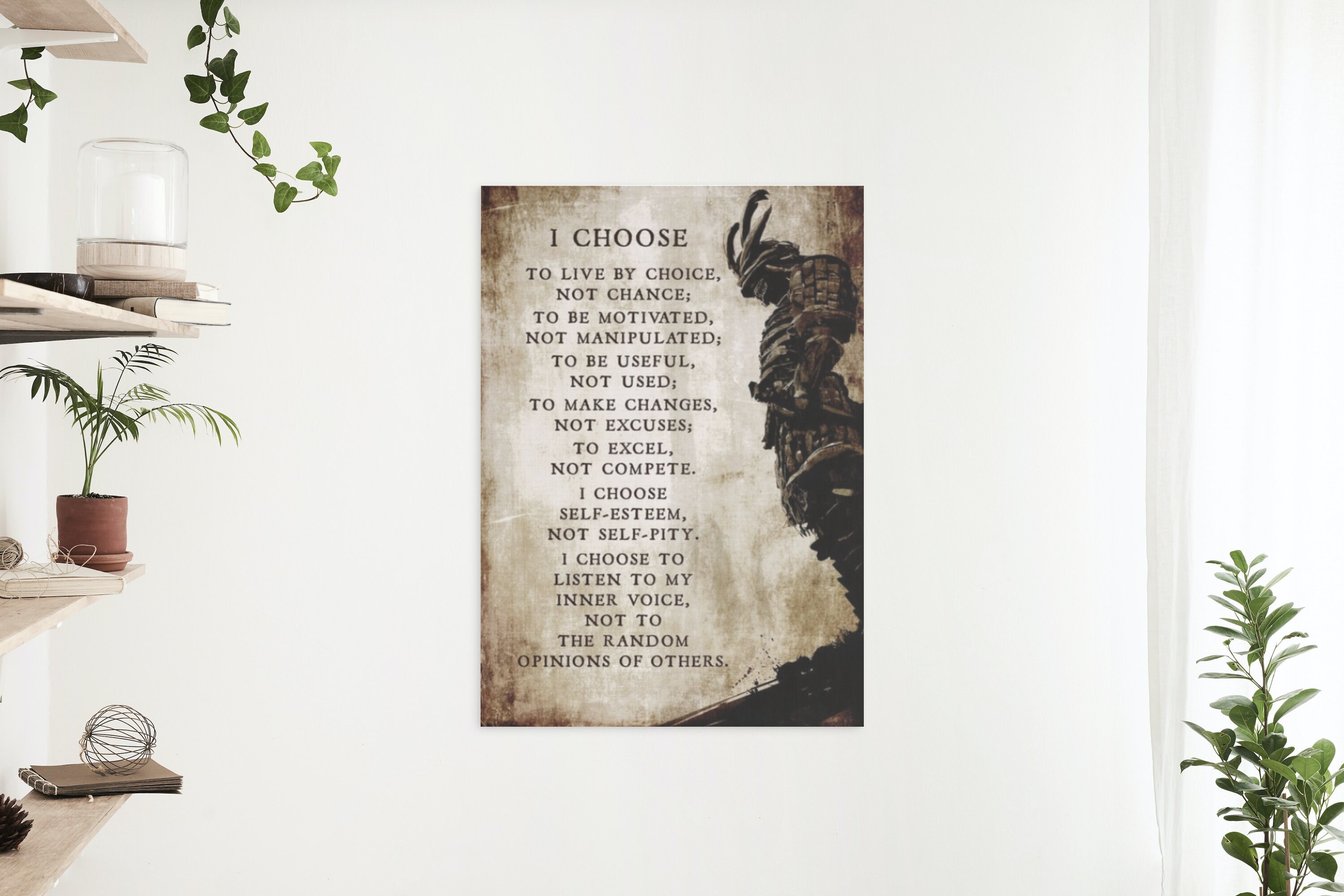 Motivational Samurai Posters Samurai, Motivational, Discipline Poster ...