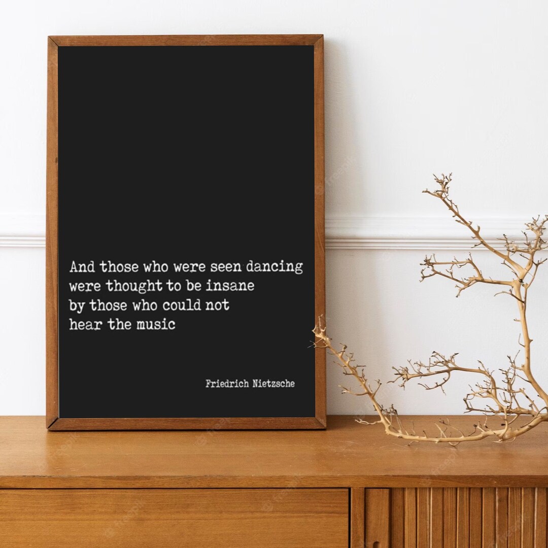 Nietzsche Hear the Music Poster - Nietzsche Poster, Inspirational ...