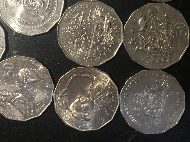 50 Cents Australian Collectors Coins. - Etsy