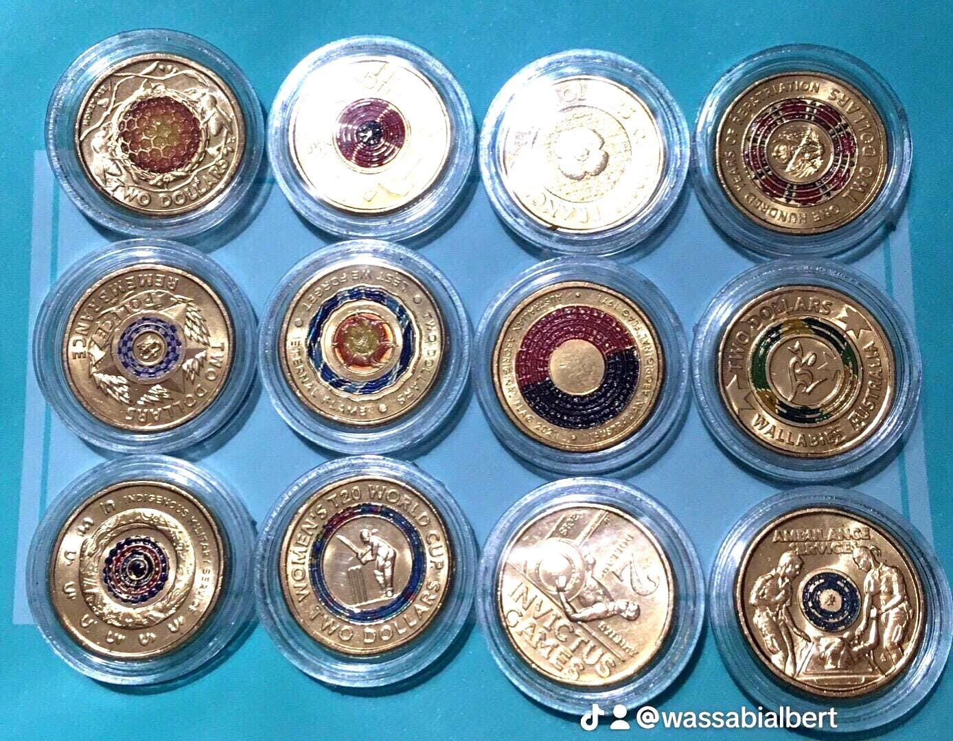 Two Dollar Coin Collector Pack X16 Coins Sets - Etsy Australia