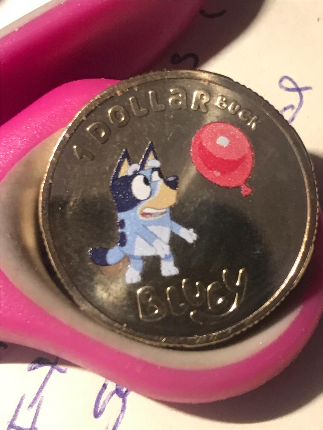 Bluey Coloured Coin Rear Limited Mintage - Etsy