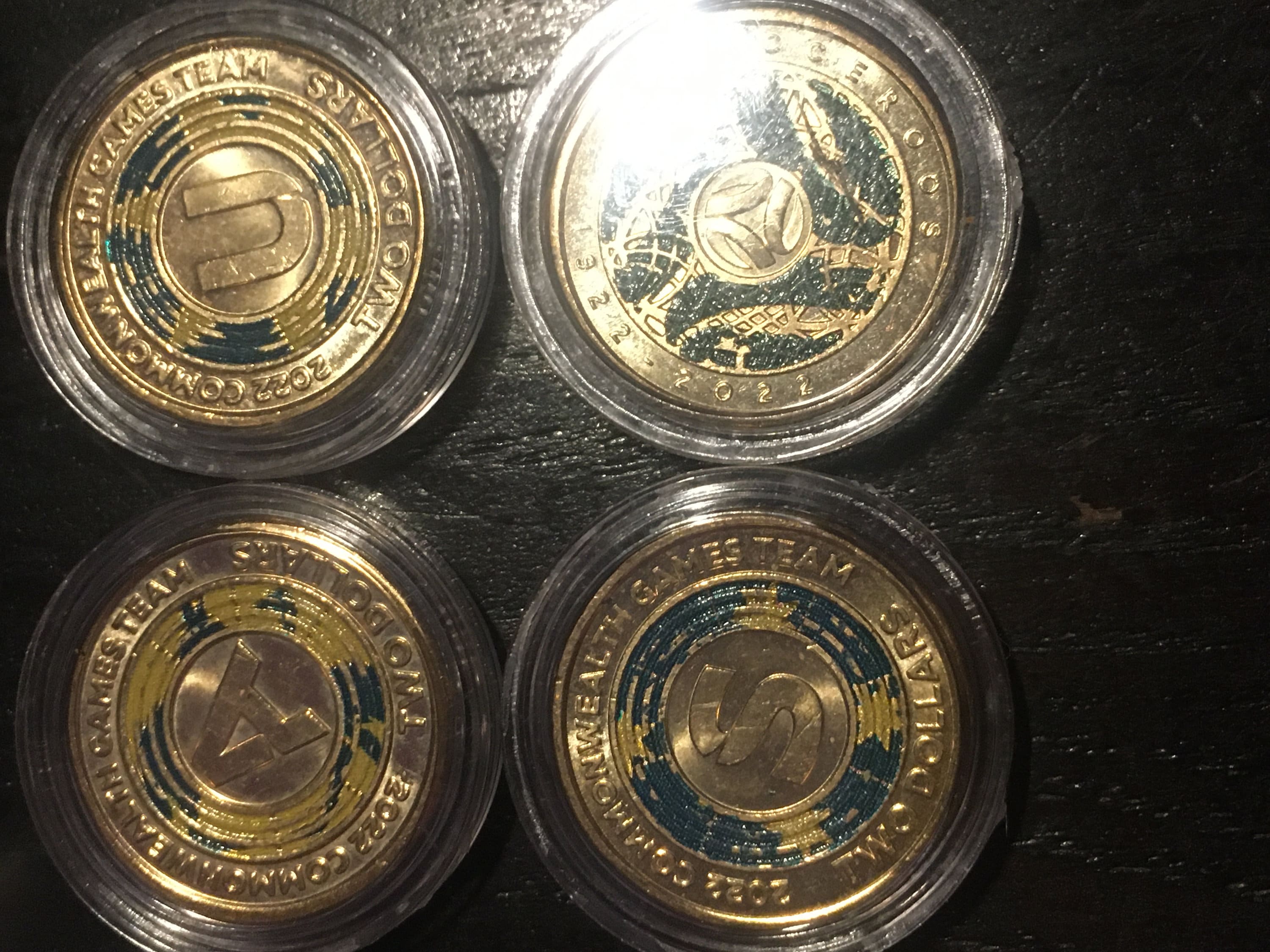 Two Dollar Coloured Australian AUS Set and Socceroos Coins - Etsy Australia