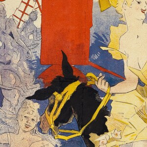 Vintage Art Moulin Rouge Ad Poster Paris Cabaret Art Print Vintage ...