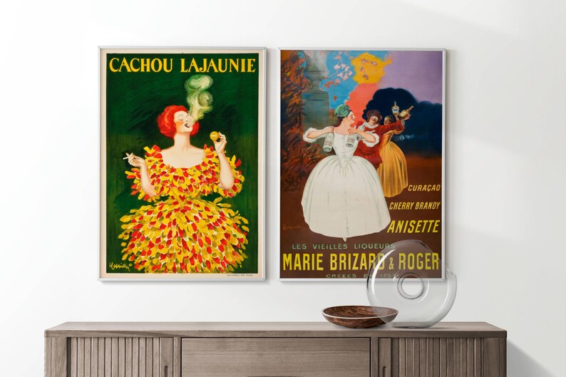 Cappiello "cachou Lajaunie" Vintage French Ad Poster (digital Download ...
