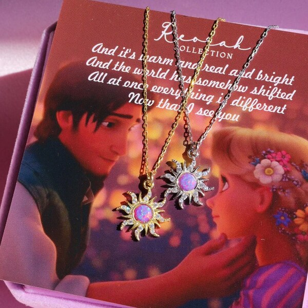 Tangled Sun Necklace - Etsy