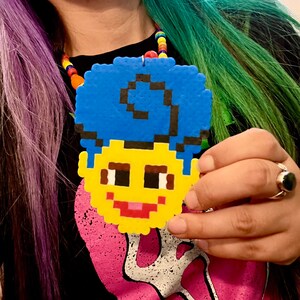 Handmade Wally Darling Welcome Home Puppet Show Beaded Kandi Necklace ...