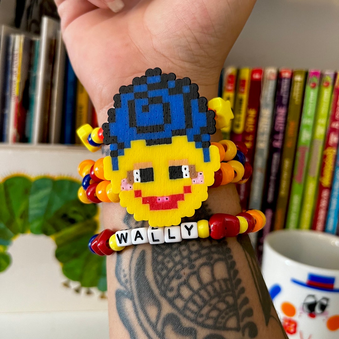 Welcome Home Wally Darling Clown Kandi Beaded Bracelet Set Clowncore ...