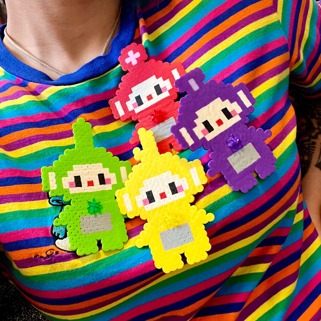 Teletubbies Perler Pin Clowncore Clown Accessories - Etsy Australia