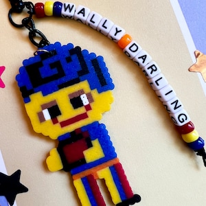 Welcome Home Wally Darling Beaded Keychain Clown Clowncore Accessories ...