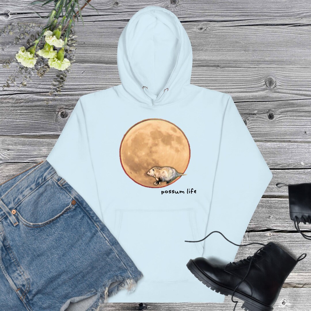 Pootin the Possum by the Moon Opossum Meme Ugly Cute Animals - Etsy