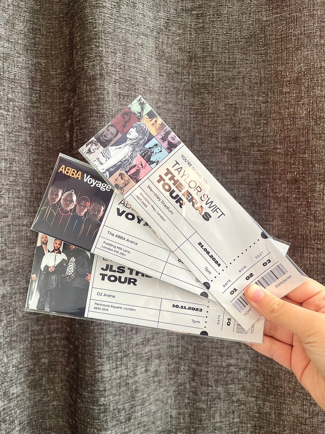 PERSONALISED FOR YOU Concert or Event Ticket Stub Gift Souvenir Ways to ...