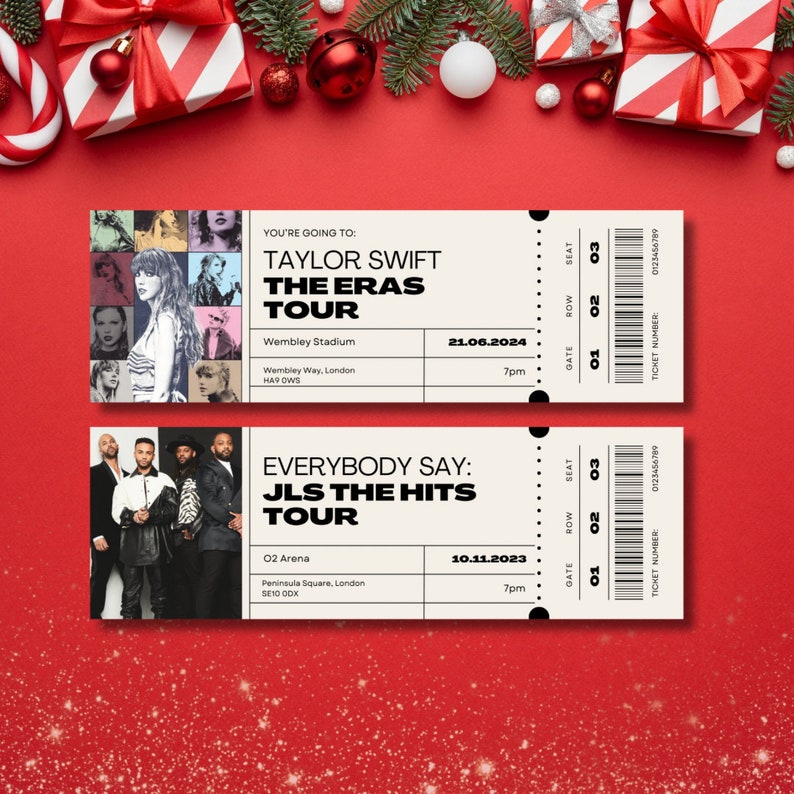 PERSONALISED FOR YOU Concert or Event Ticket Stub Gift Souvenir Ways to ...