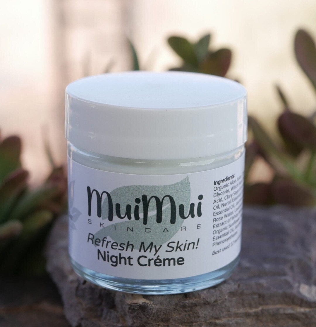 Calming Nighttime Nourishing Cream Night Cream Floral - Etsy