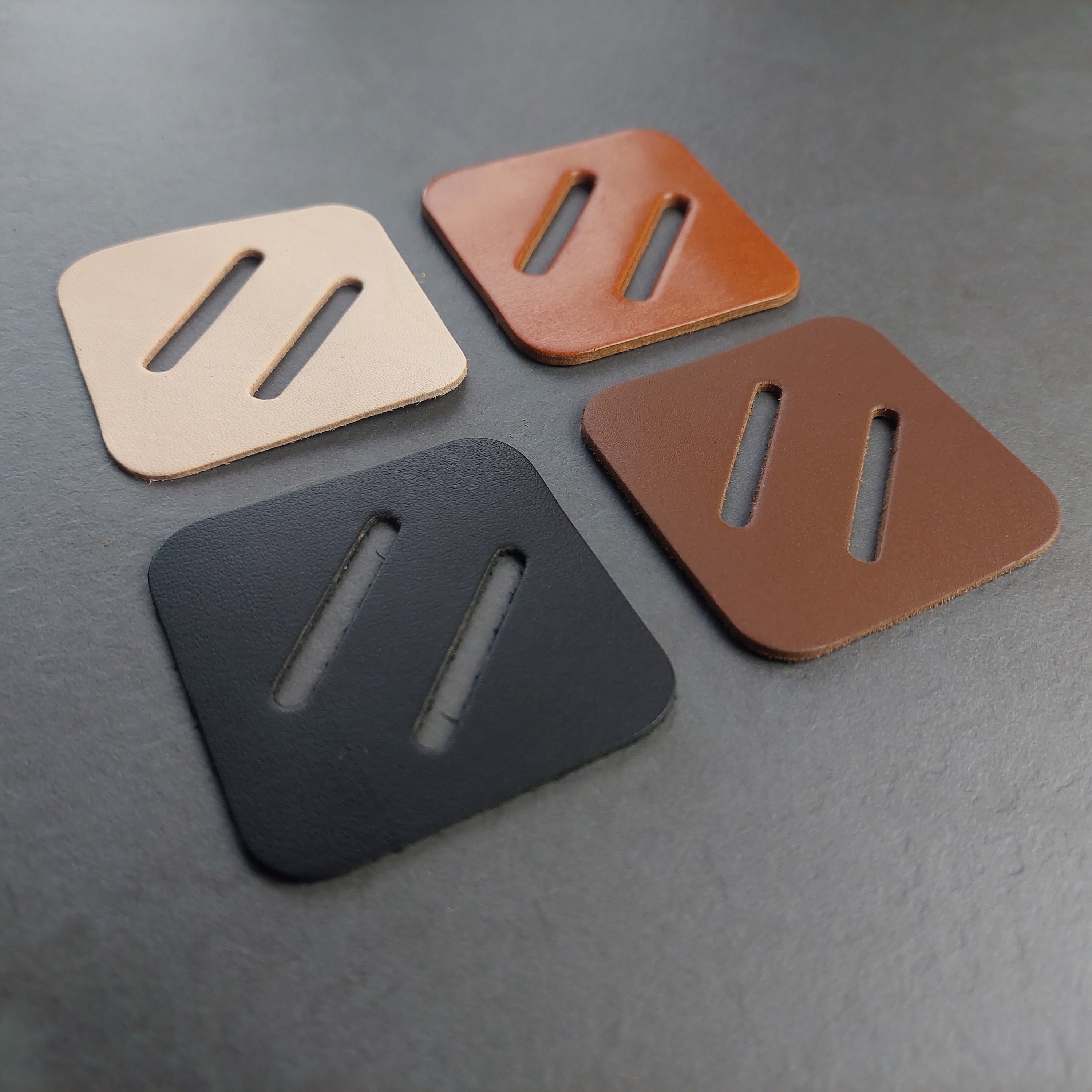 Leather Backpack Diamond Patch | Lash Tabs | Pig Nose | No Holes ...