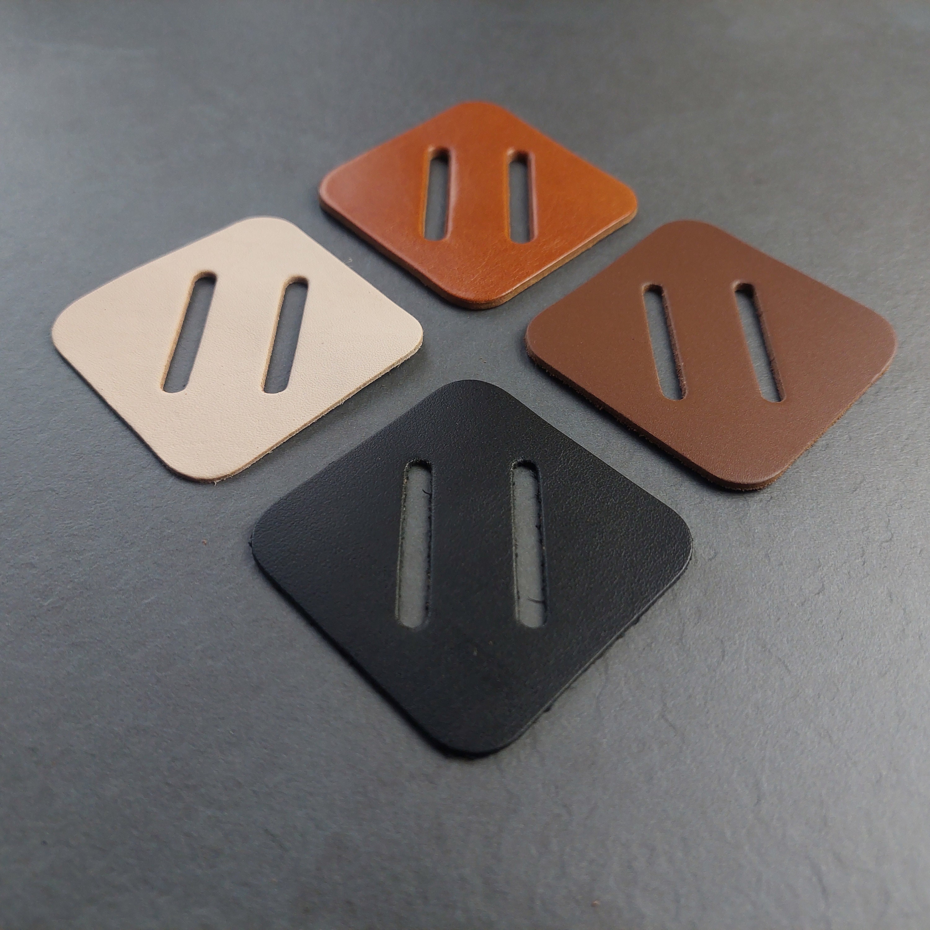 Leather Backpack Diamond Patch | Lash Tabs | Pig Nose | No Holes ...