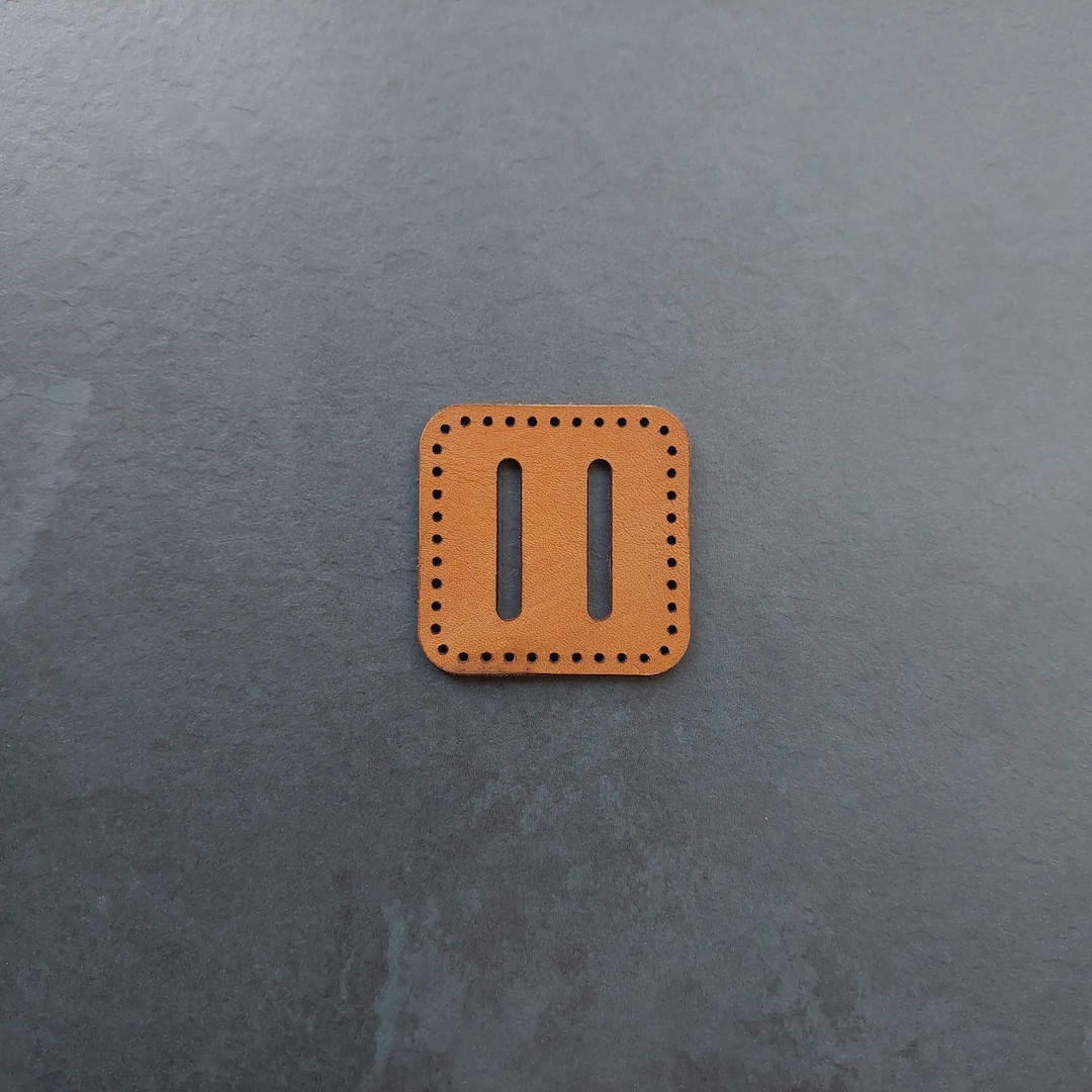 Leather Backpack Square Patch With Holes Lash Tabs Pig Nose Free ...