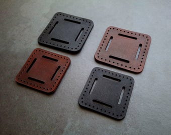 Leather Backpack Diamond Patch | Lash Tabs | Pig Nose | No Holes ...