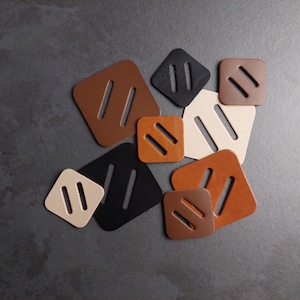 Leather Backpack Diamond Patch | Lash Tabs | Pig Nose | No Holes ...