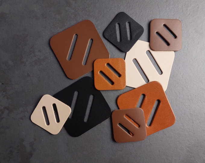 Leather Backpack Diamond Patch | Lash Tabs | Pig Nose | No Holes ...