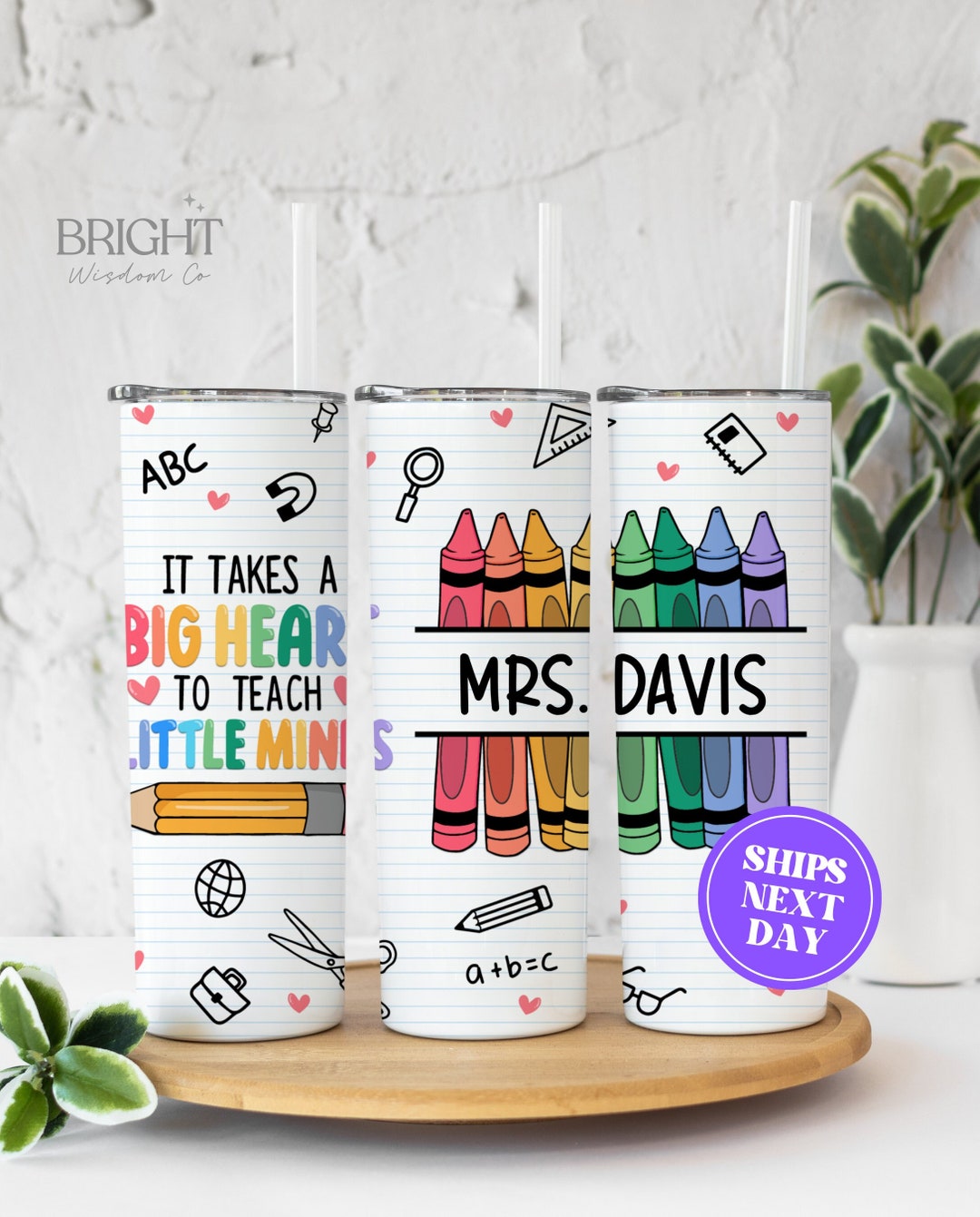 Personalized Teacher Tumbler for Teacher From Student Appreciation Gift ...