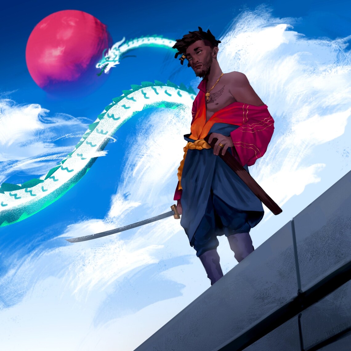 Mercury Retrograde Black Anime Canvas Wall Art, Anime Canvas Wall Art ...