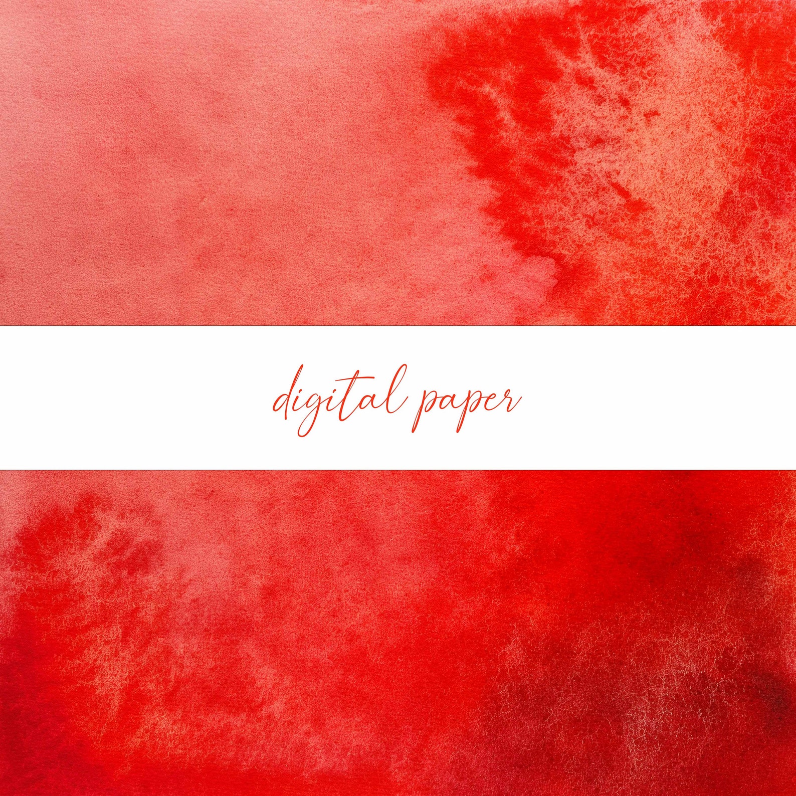 Red Tones Watercolor Digital Paper | Carmine Cordovan Maroon Pink ...